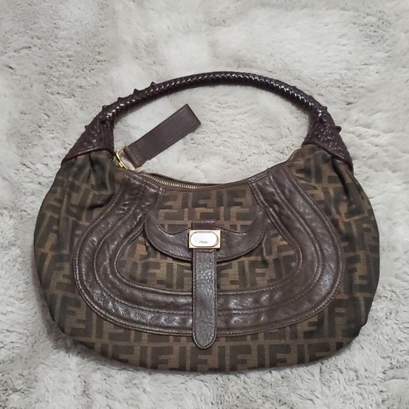 Fendi | Bags | Vintage Fendi Zucca Hobo Shoulder Bag | Poshmark